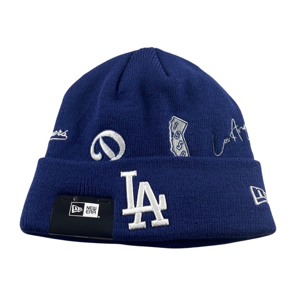 New Era | Accessories | New Era Los Angeles Dodgers Identity Knit ...